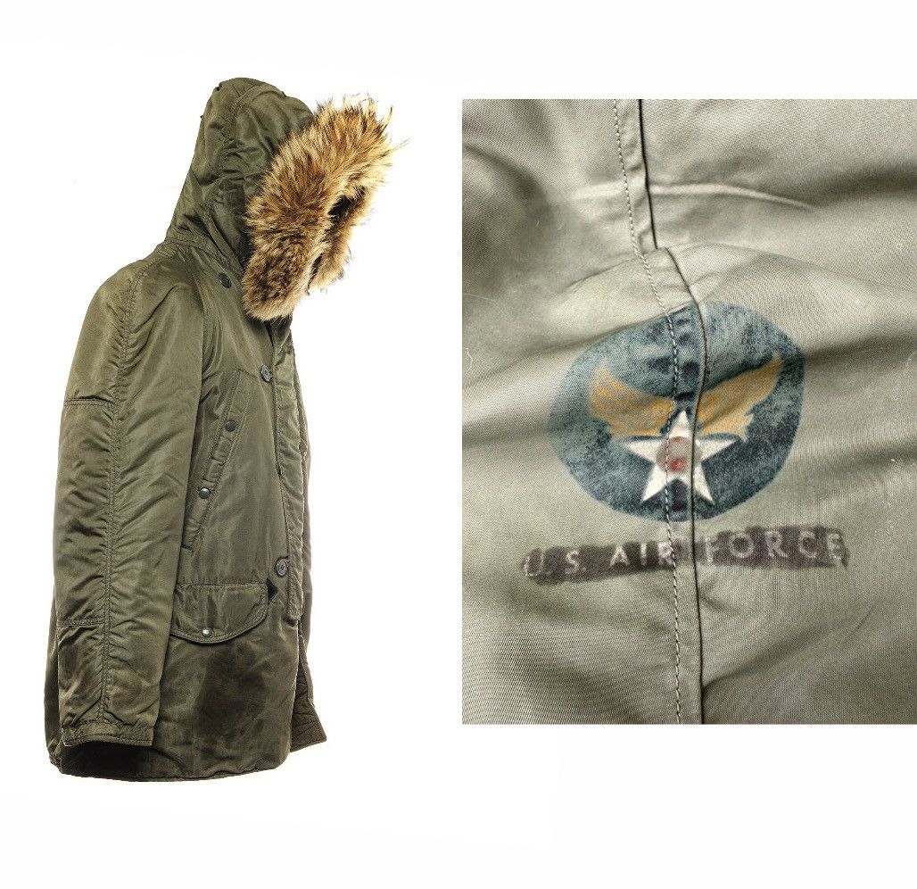 Made In Usa × Military × Vintage 60s USAF fur hood Arctic PARKA AIRCREW N3B ww2 bomber | Grailed
