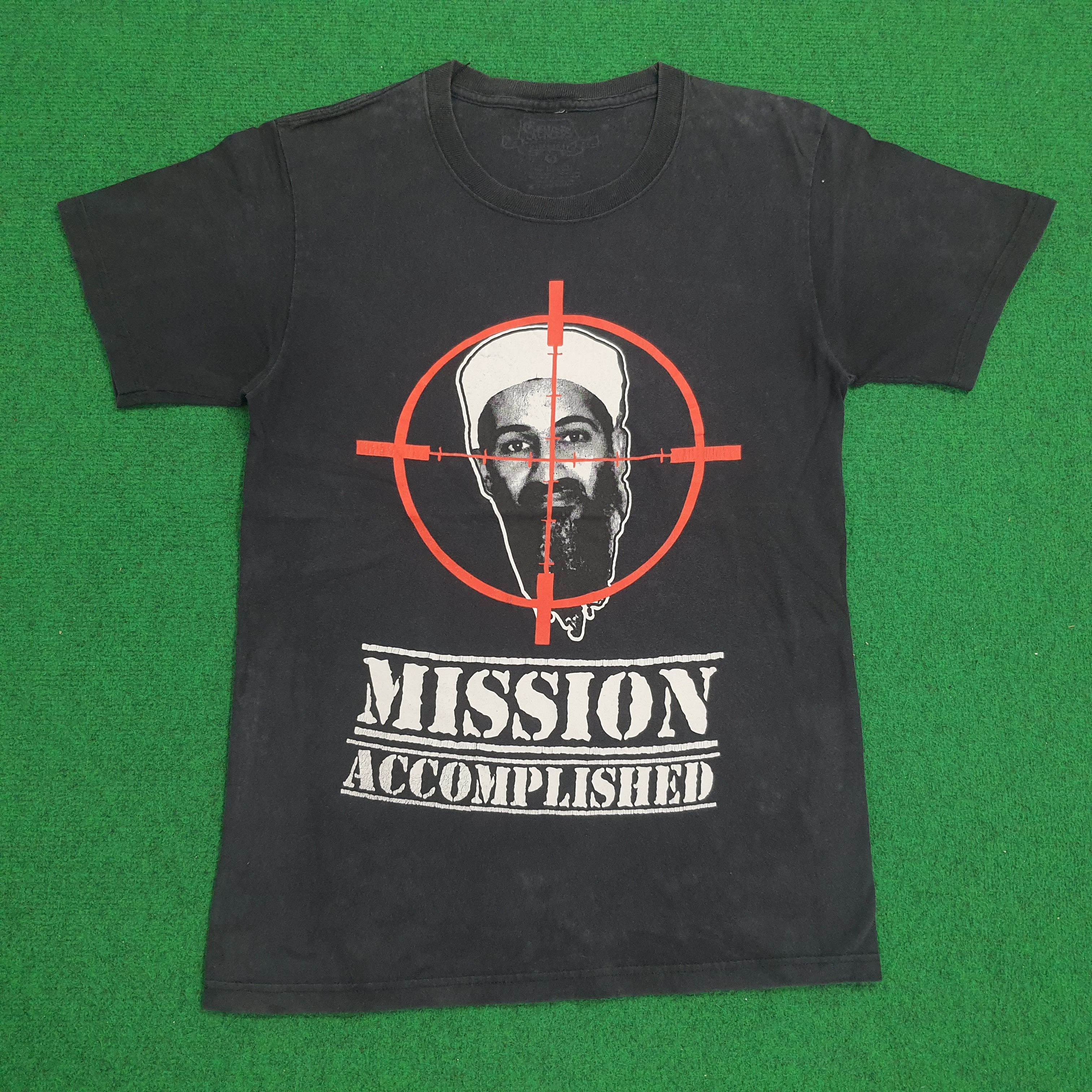 Streetwear Osama Bin Laden Mission Accomplished T-shirt | Grailed