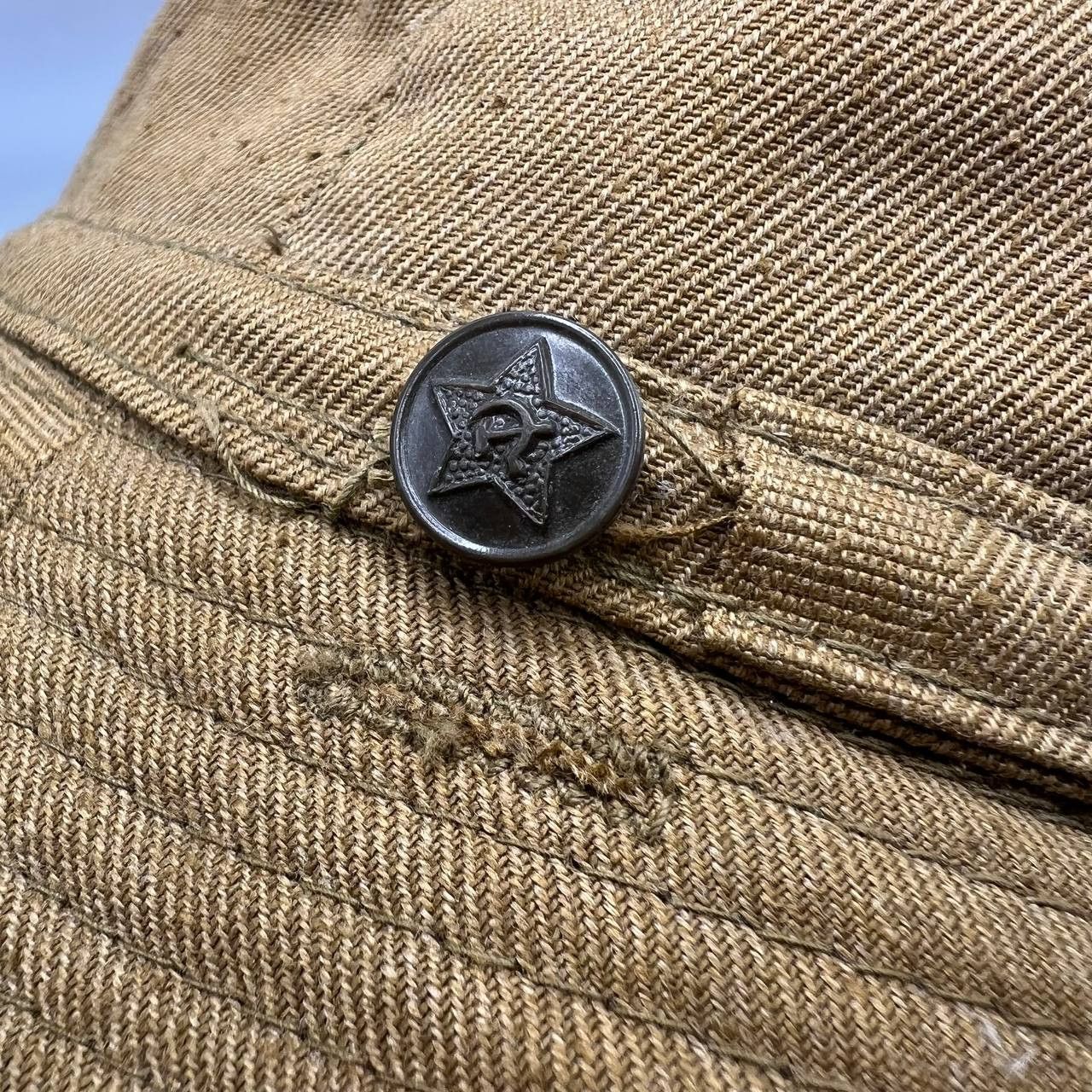 Vintage 1987 Vintage USSR Military Army Bucket Panama Cap Hat Khaki ...