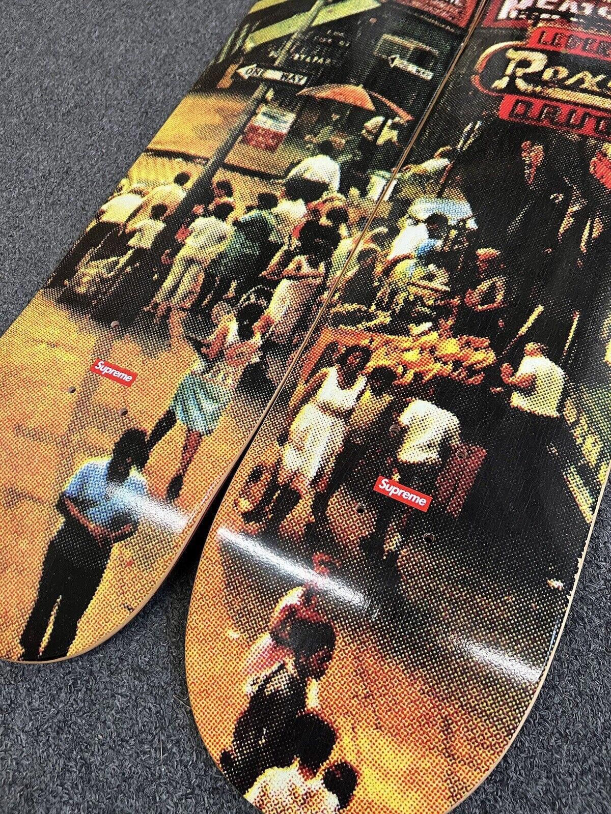 Supreme FW10 Supreme Street Scene Skateboard Deck Set 2010 | Grailed