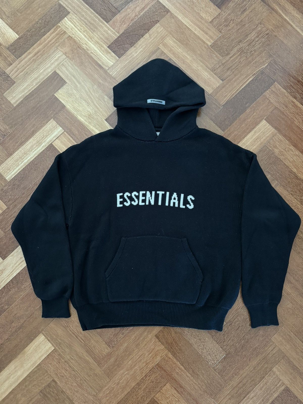 Fear of God Essentials Knit Hoodie | Grailed
