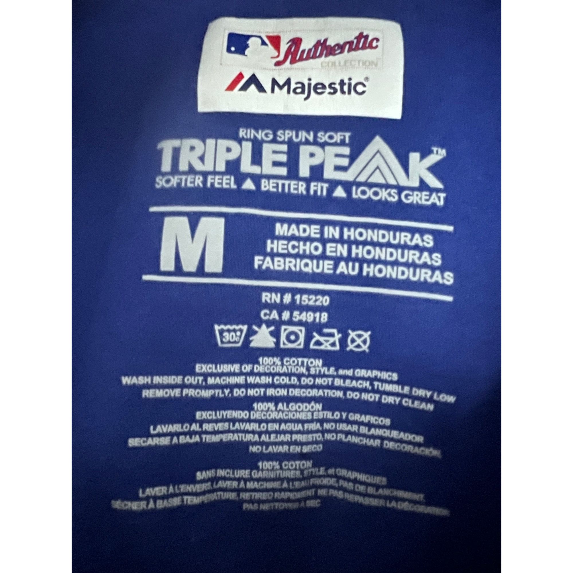 Majestic Majestic Mens LA Los Angeles Dodgers Baseball MLB Blue Graph ...