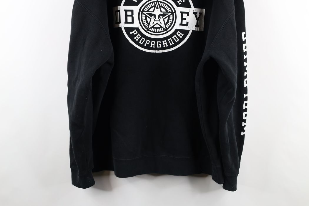 Vintage Vintage Obey Propaganda Spell Out Hoodie Sweatshirt Black | Grailed