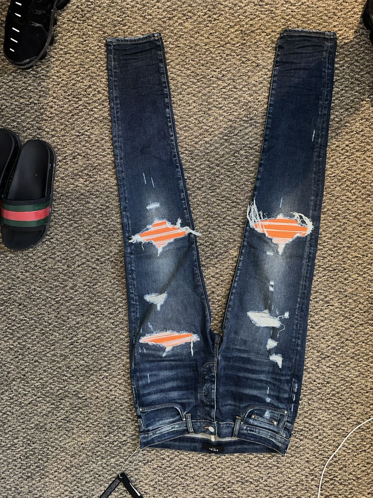 Amiri Amiri MX1 Orange patch | Grailed