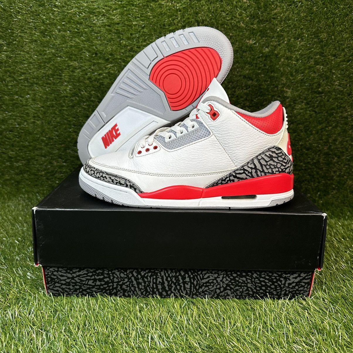 Nike Air Jordan 3 Fire Red | Grailed