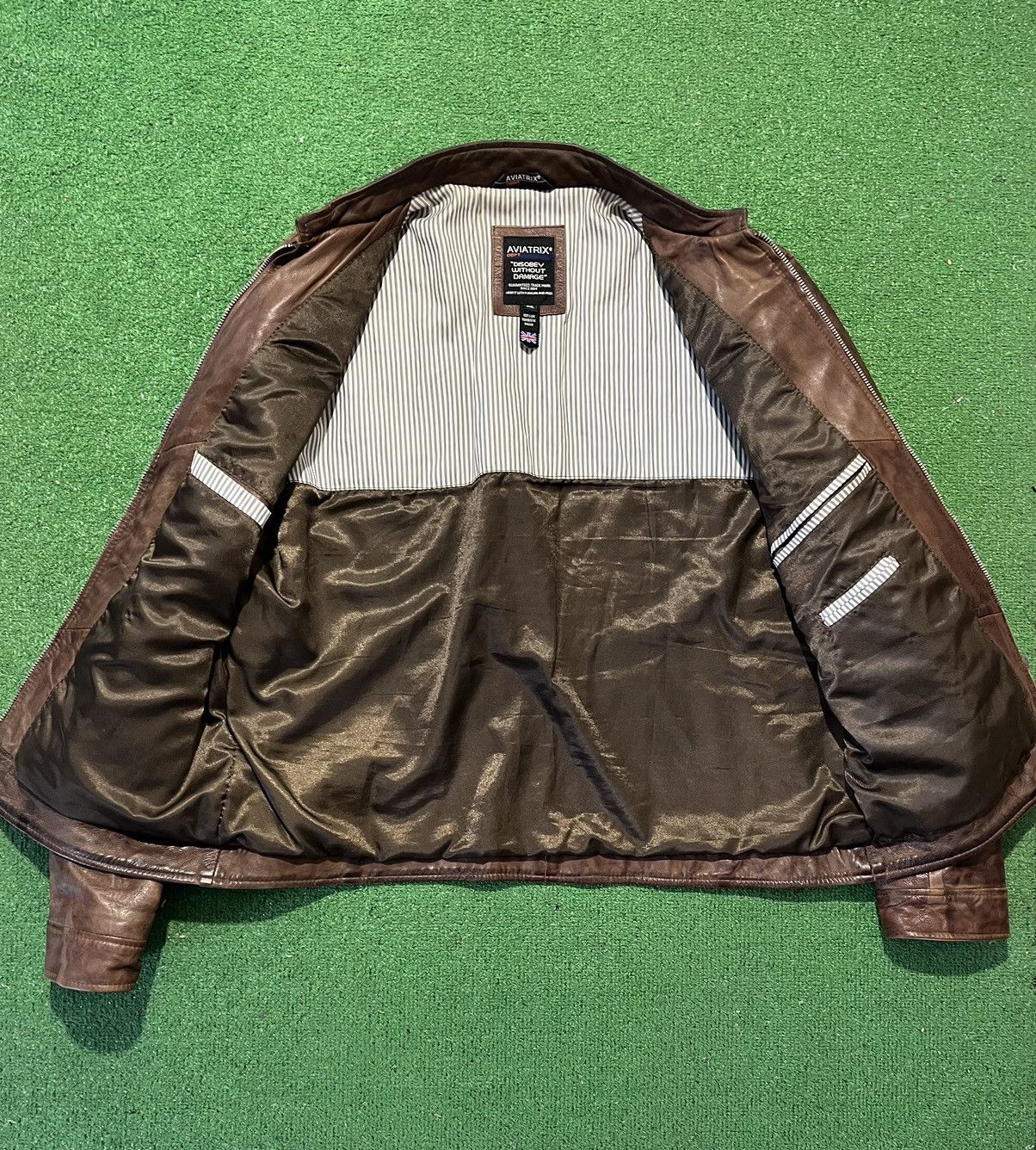 Vintage Aviatrix Leather Jacket Vintage | Grailed