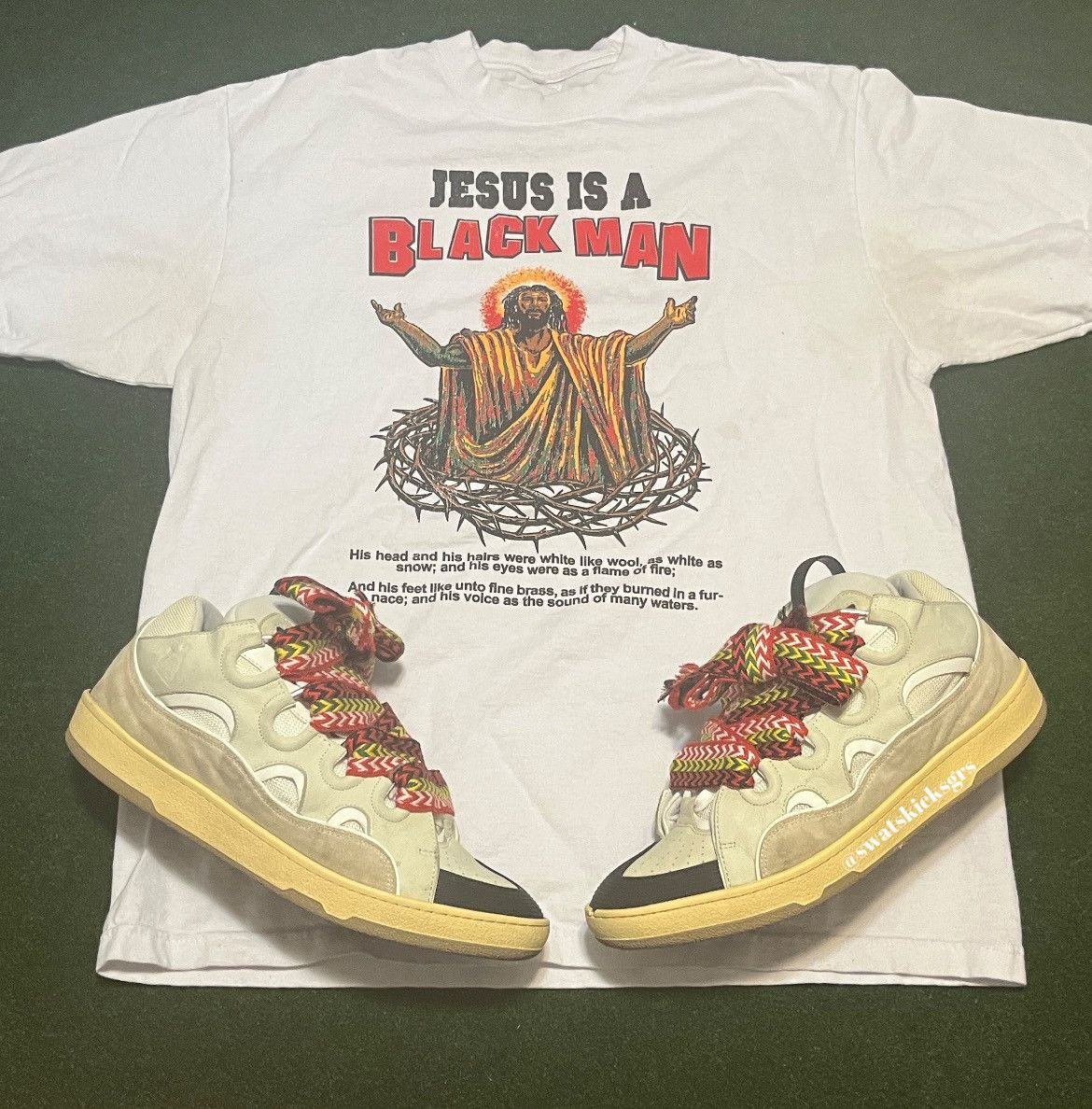 Streetwear × Vintage LAST DROP Condone “Jesus is a black man” tee XL ...