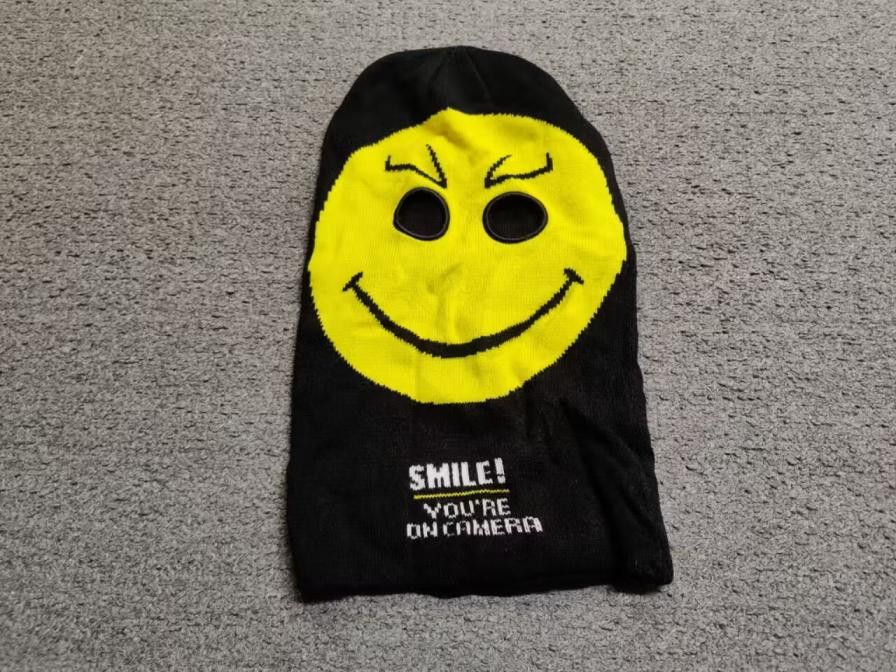 Hat × Japanese Brand × Streetwear Smile You're on Camera Emoji Graphic ...