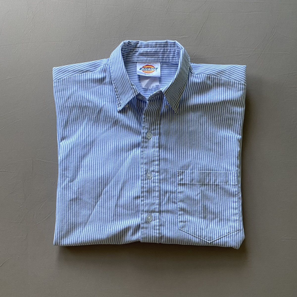Dickies × Streetwear × Vintage Dickies Striped Camp Collar Shirt | Grailed