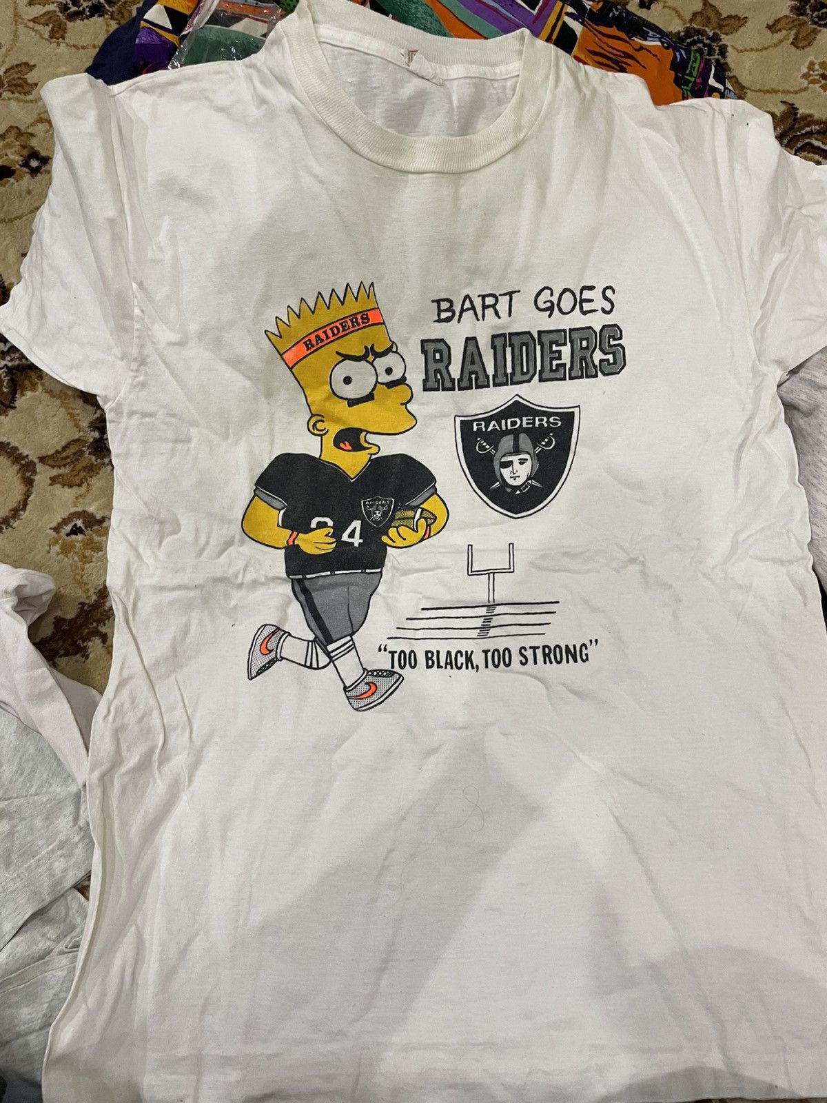 Cartoon Network × Sportswear × Vintage Vintage 90s Bart Simpson Raider ...