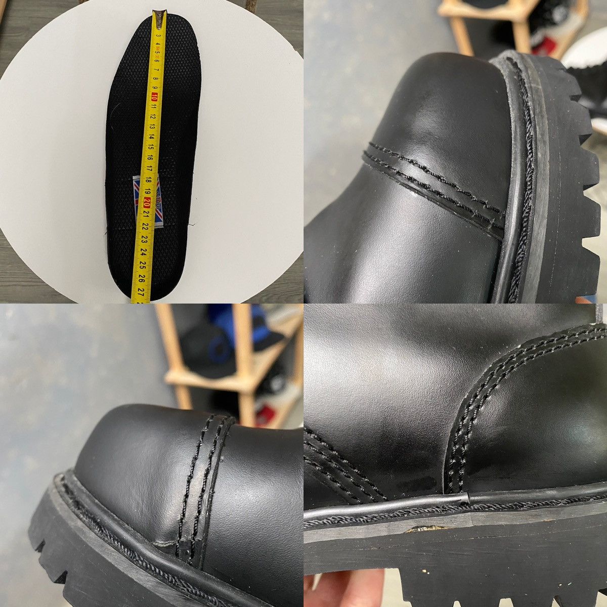 Vintage Vtg Gladiator steel toe UNDERGROUND boots made in England | Grailed