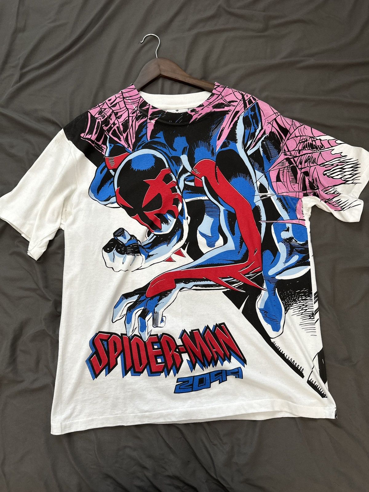 Marvel Comics × Streetwear × Vintage Spider Man 2099 AOP Bootleg | Grailed