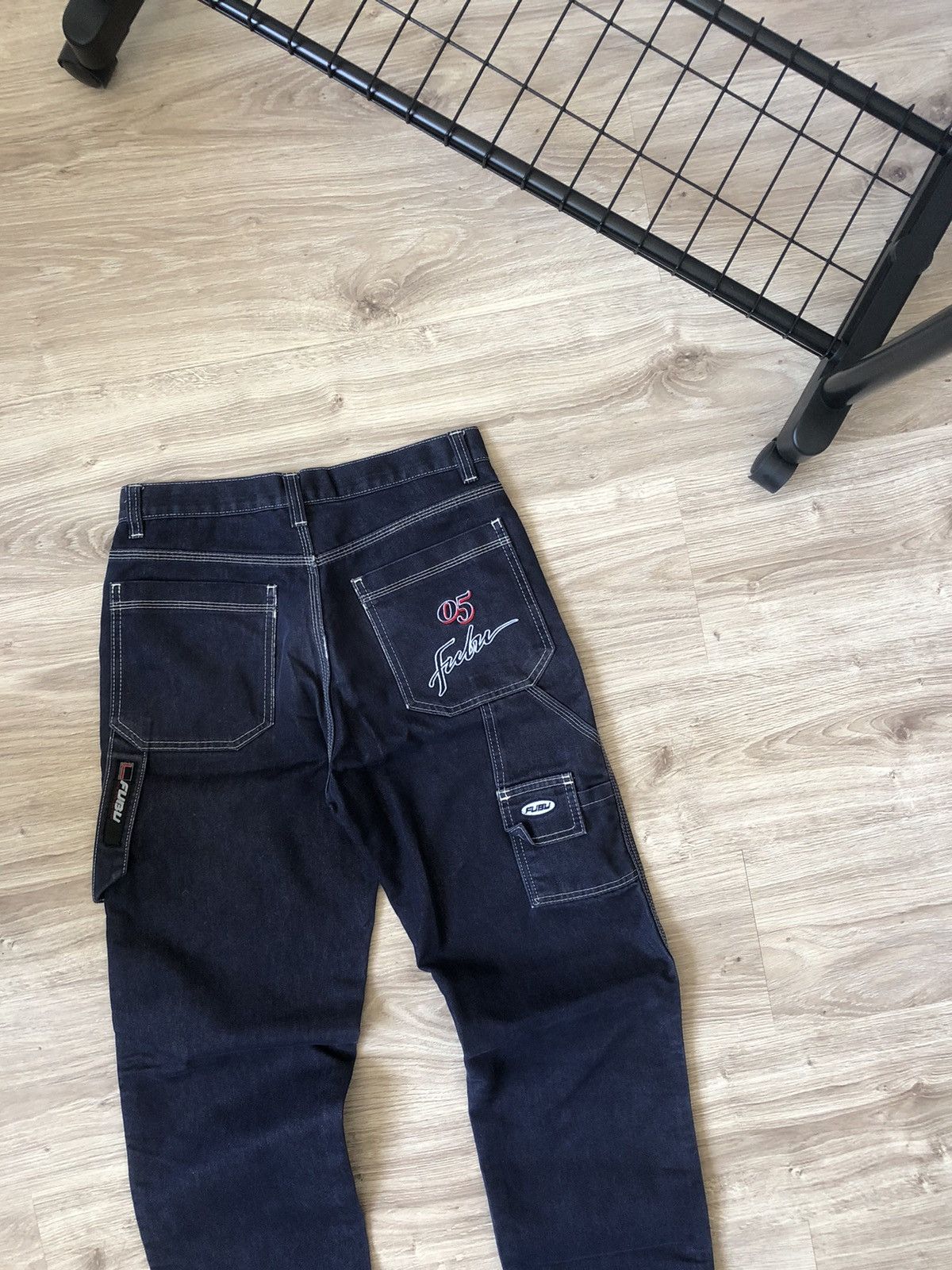 Vintage Vintage FuBu Y2K Jnco Style Baggy Hip Hop Denim Jeans | Grailed