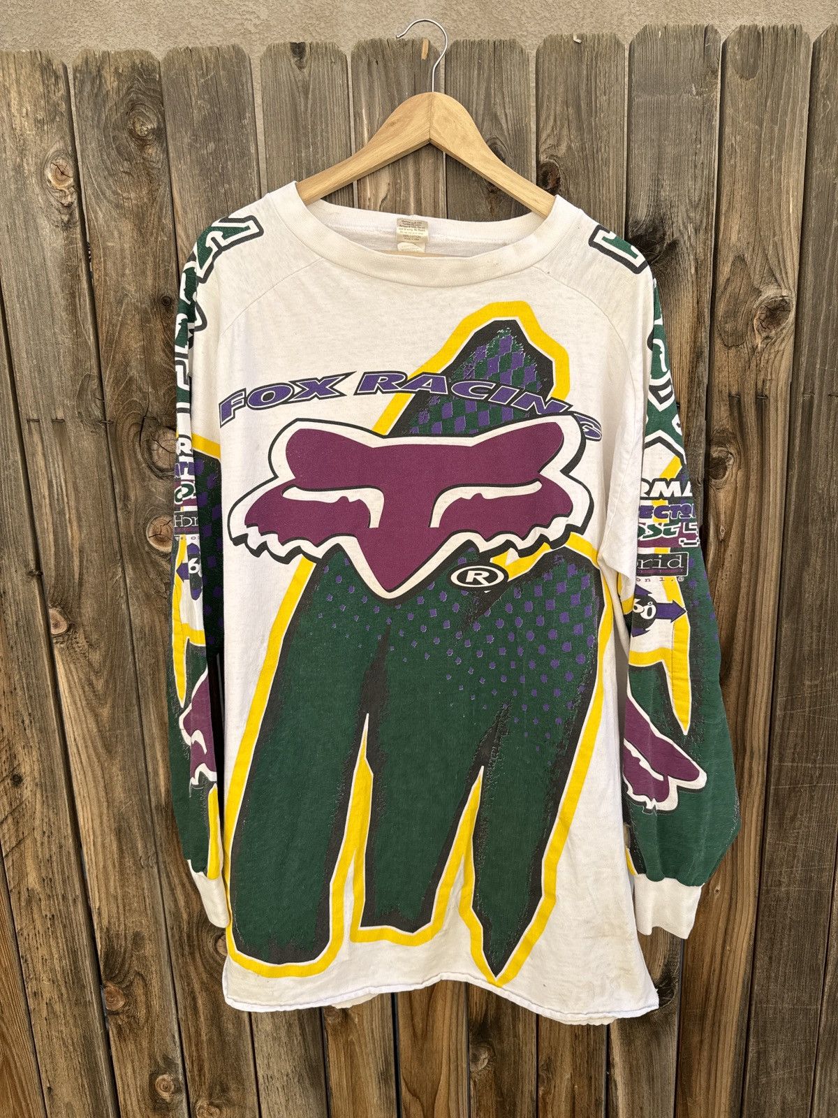 Fox Racing × Streetwear × Vintage Fox Racing jersey | Grailed