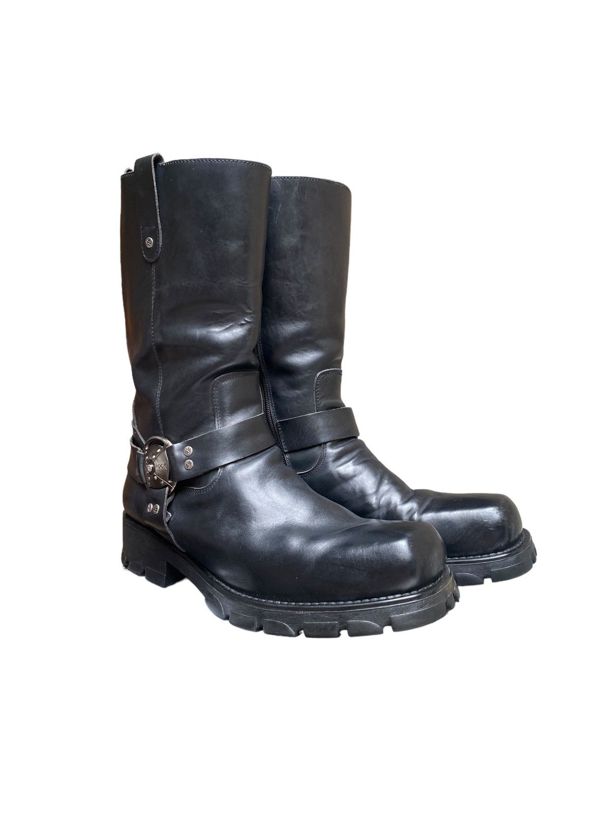 Vintage Vintage New Rock motorcycle boots Size 45 | Grailed