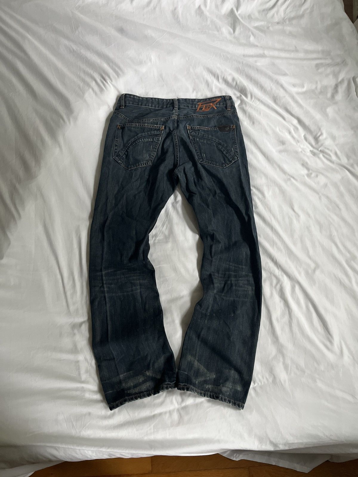 Fox Racing × Streetwear × Vintage Vintage Fox Racing flared jeans | Grailed