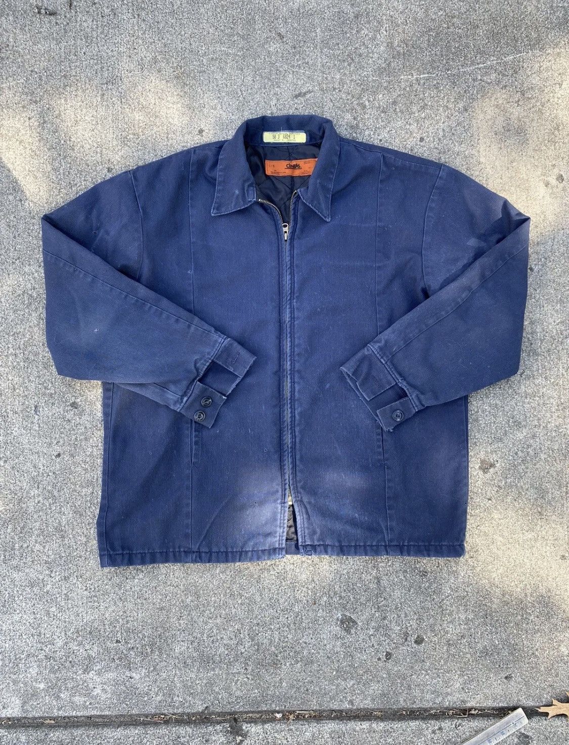 Streetwear × Vintage Vintage 90s Detroit Style Work Jacket Made in USA ...