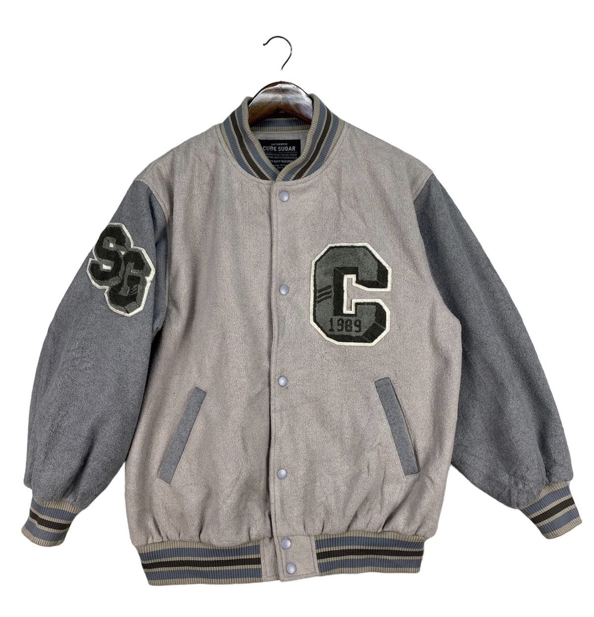 Japanese Brand Cube Sugar Varsity Jacket | Grailed