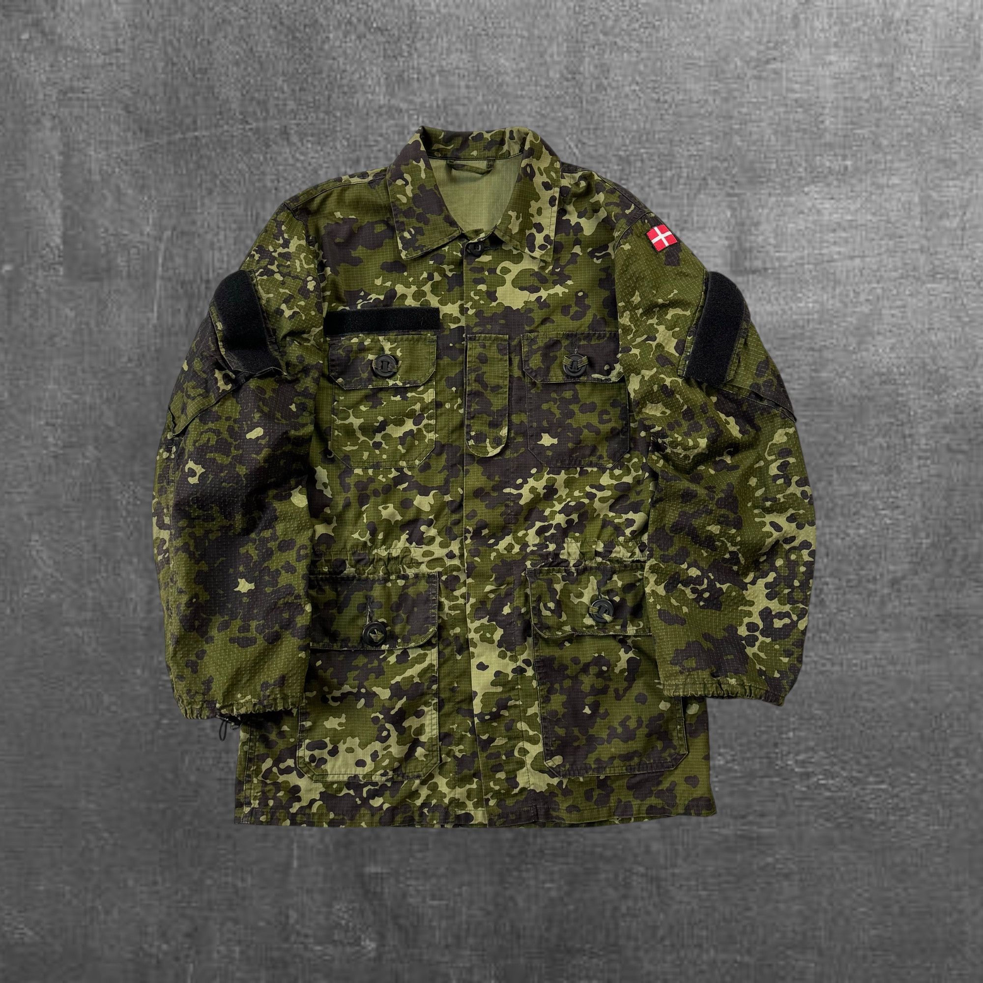 Streetwear × Vintage Denmark Army Vintage Jacket Green Camo Parka ...