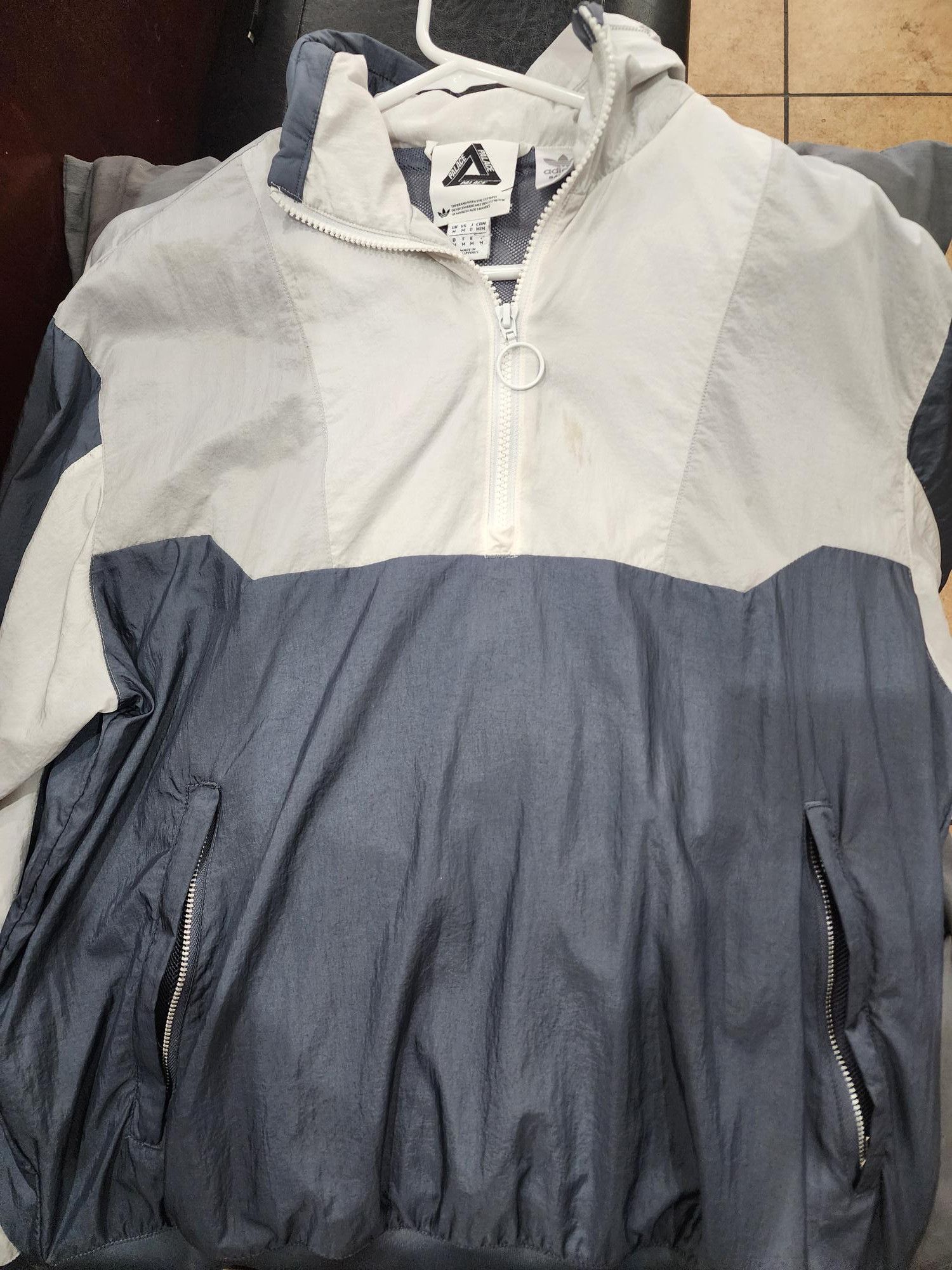 Adidas × Palace Palace Adidas Track Jacket Onix (sample) | Grailed