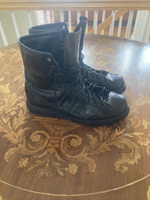 Adidas Adidas Muhammad Ali Black Leather Boot 2005 | Grailed