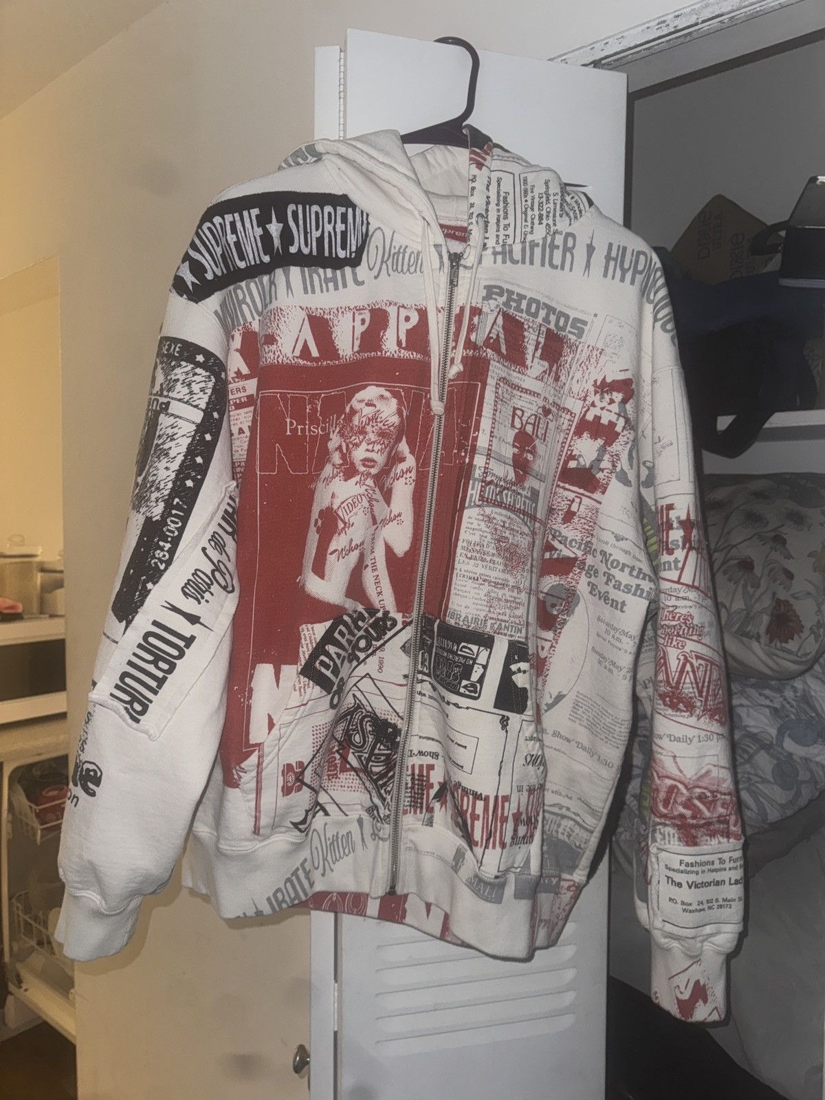 Supreme Supreme collage zip up ss24 | Grailed