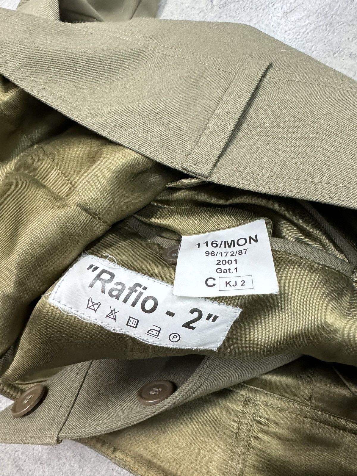 Junya Watanabe ᶠᵃⁿᶜʸᵍᵘʸ 90s Navy Military Jacket Boxy Vintage Y2K ...
