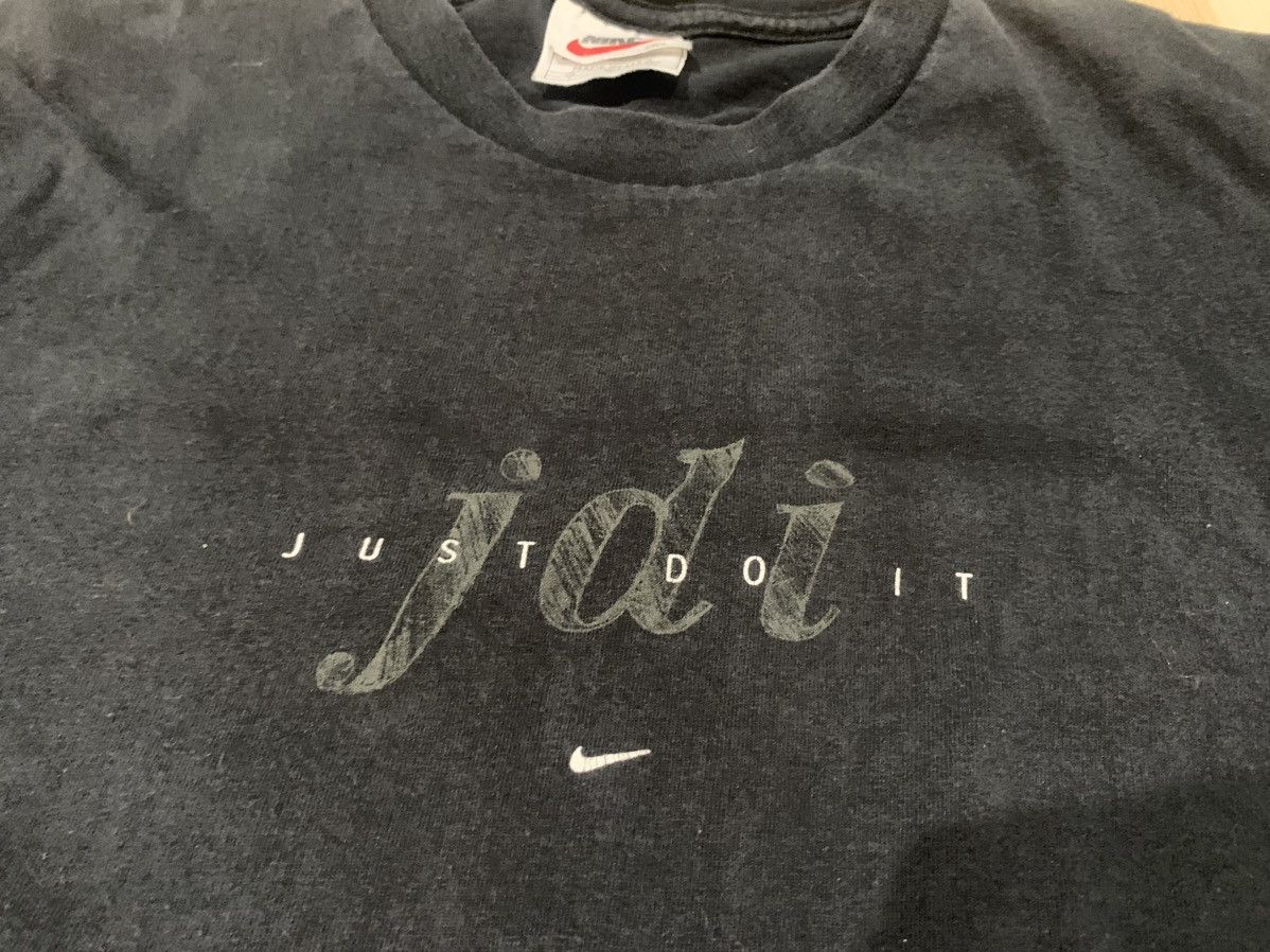 Nike Vintage Made in USA Nike Just Do It Graphic tee black | Grailed