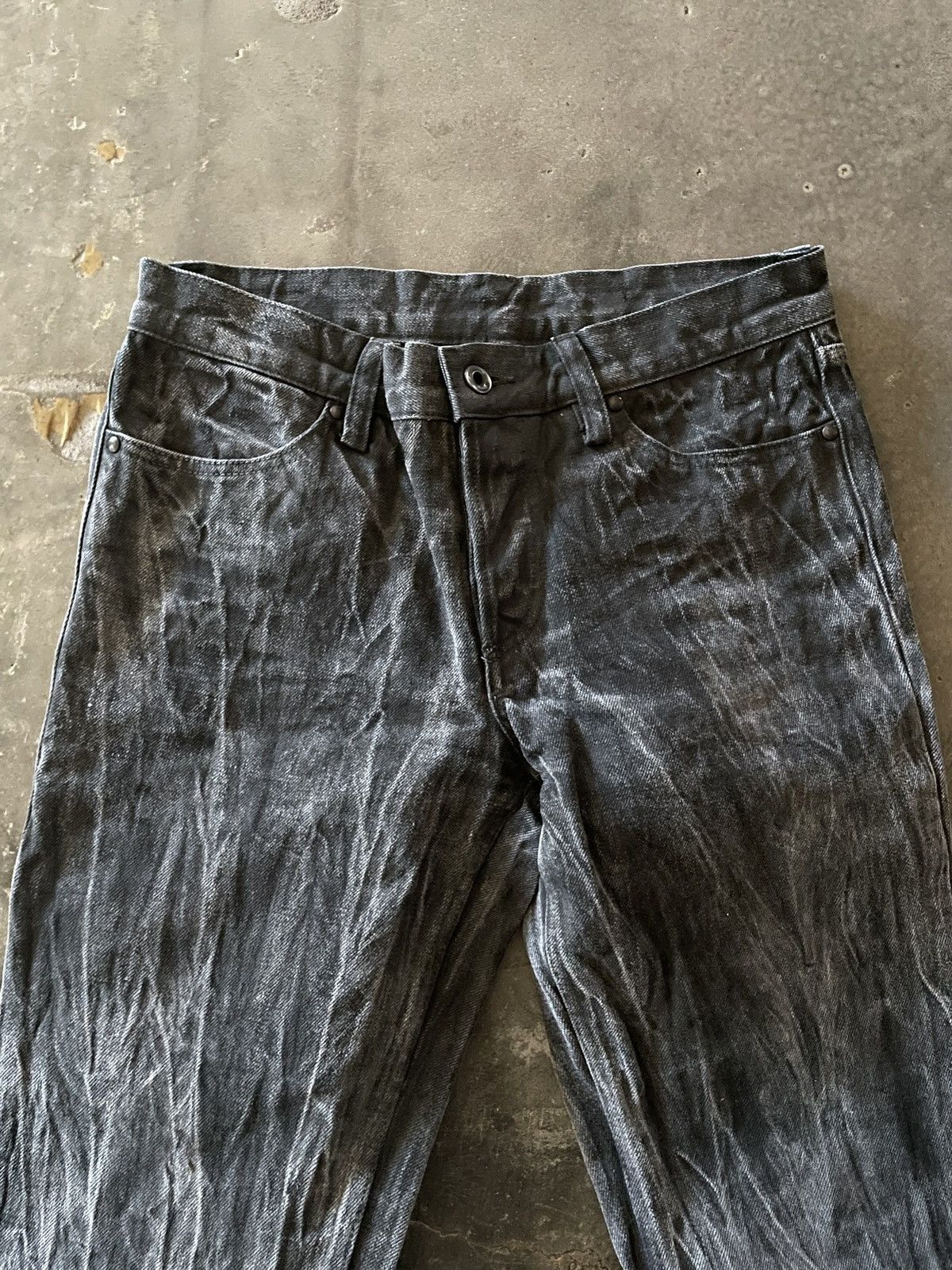 Japanese Brand × Shellac Shellac Flared Denim | Grailed