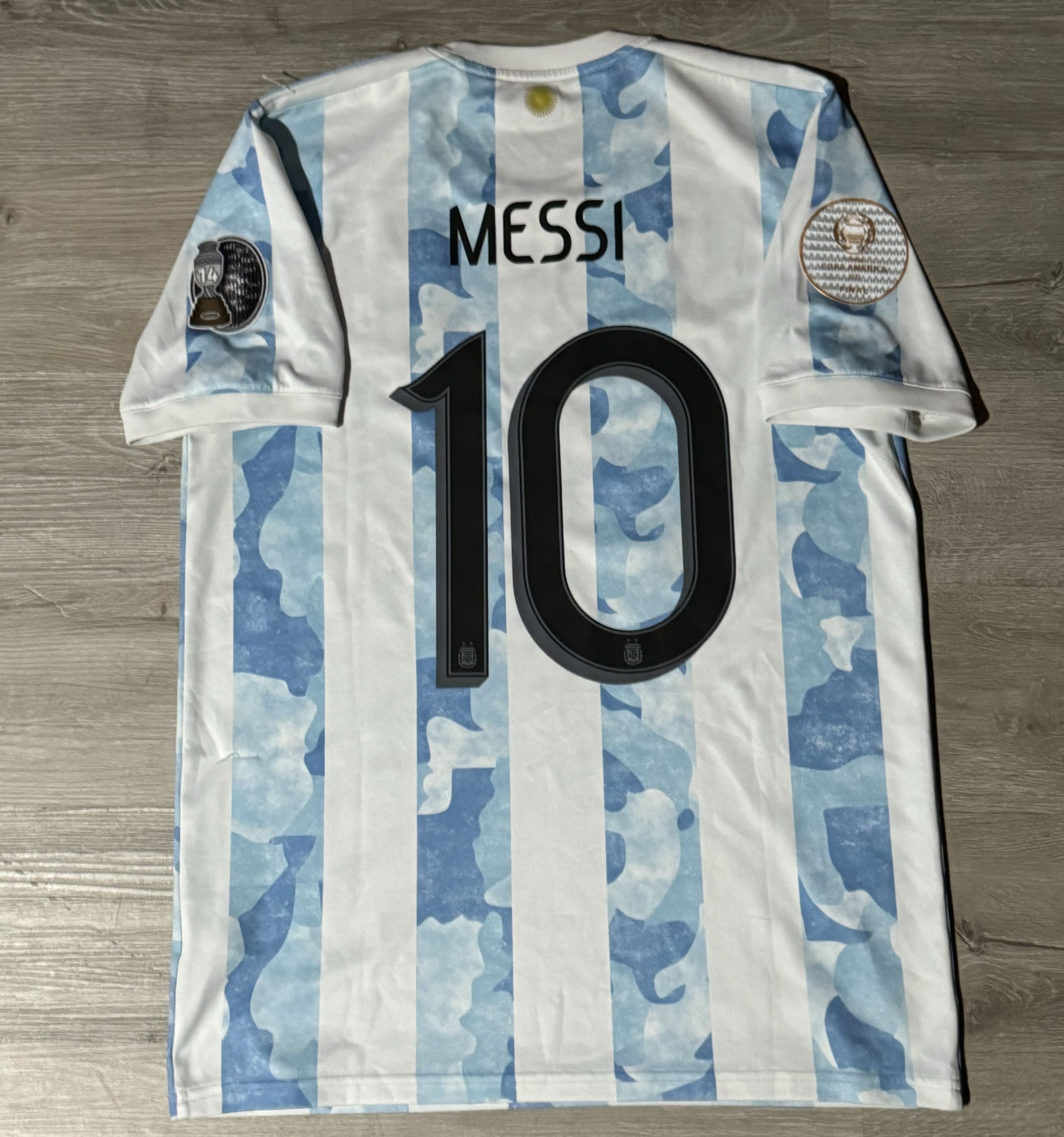 Adidas × Soccer Jersey × Streetwear Argentina Messi Copa America 2021 ...