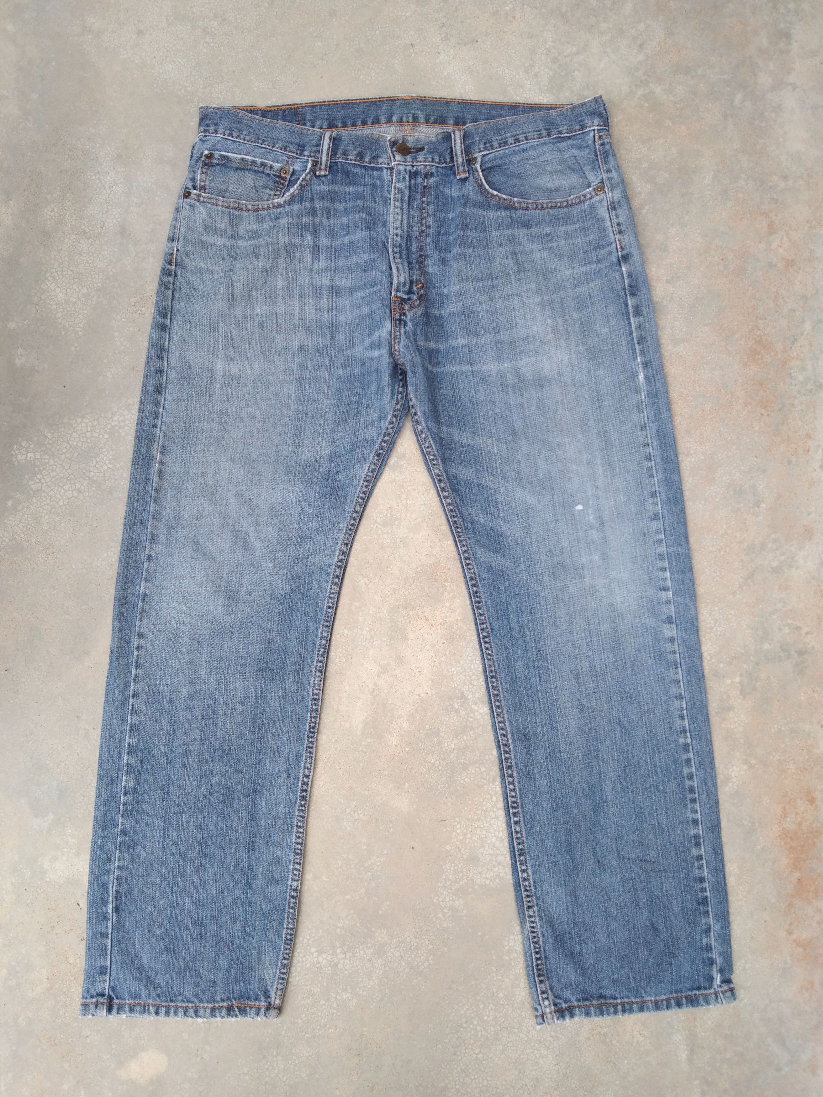 Levi's Vintage Levi's Jeans 505 Faded Blue Straight Leg Denim 36x30 ...