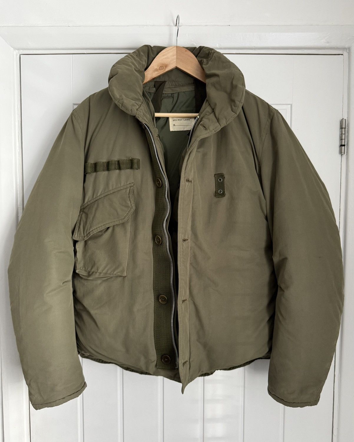 Helmut Lang Helmut Lang FW1999 Down Filled M69 Flak Military Jacket ...