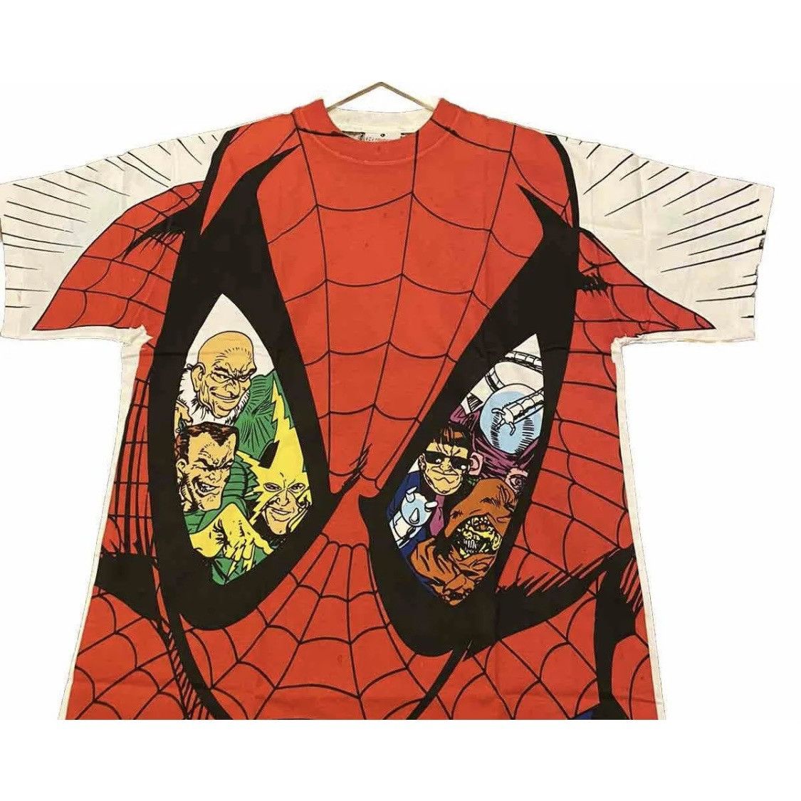 Marvel Comics × Streetwear Bootleg Spider-Man Sinister Six Aop Size ...