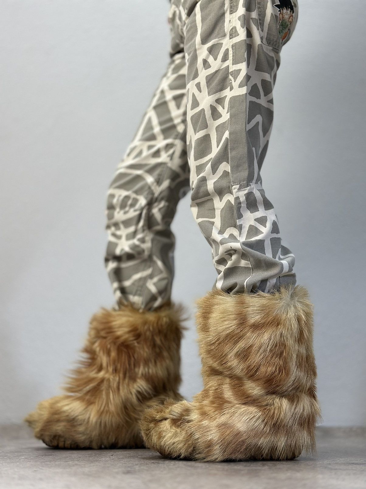 Guidi RARE OPIUM LEATHER PLATFORM PUNK Rick Owens FLAME BOOTS Fur | Grailed