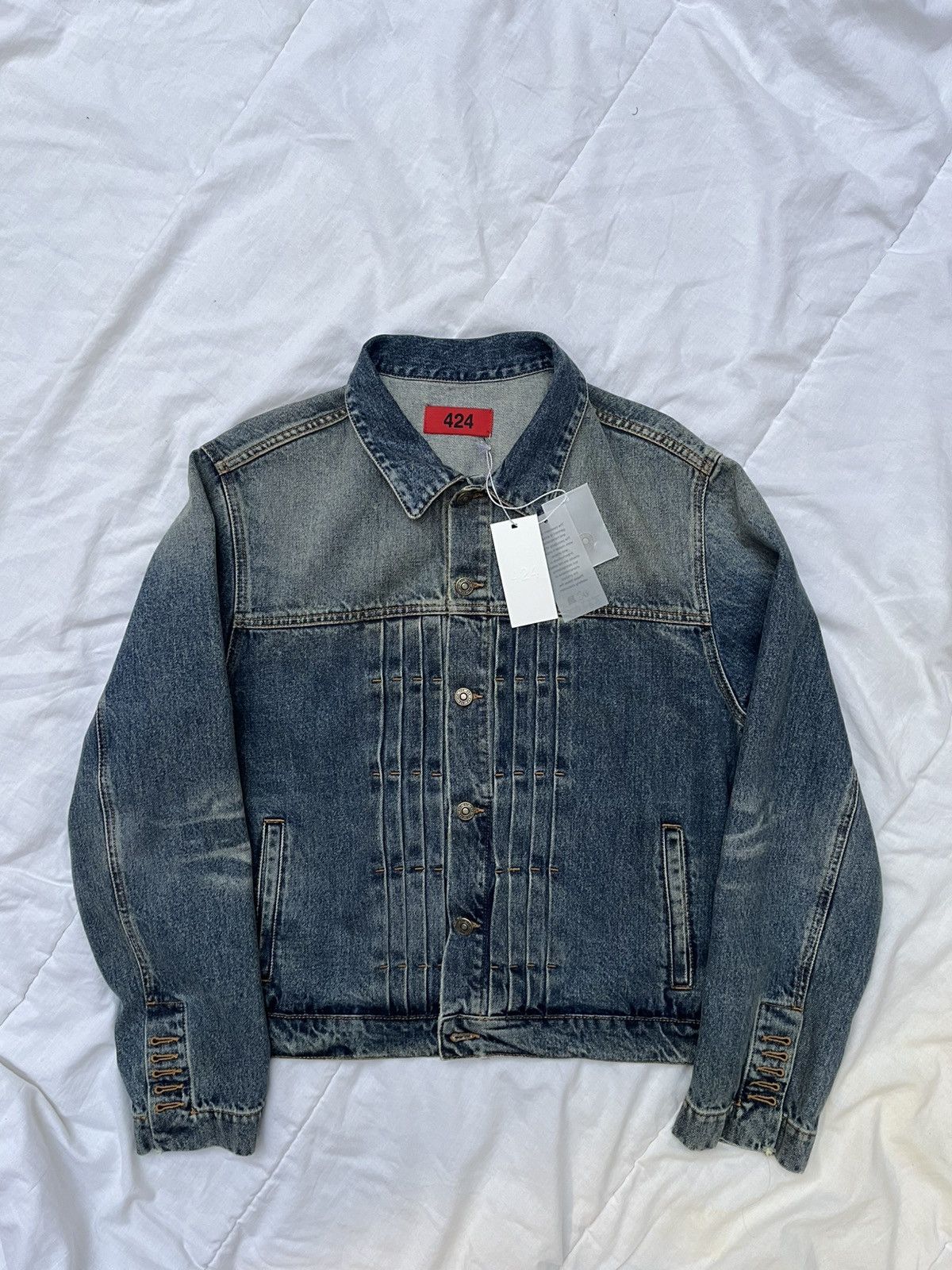 424 424 Denim Jacket | Grailed