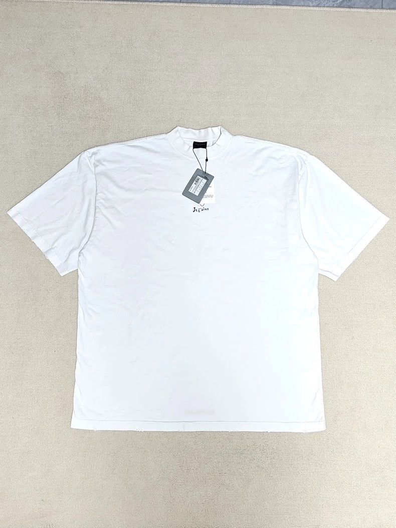 Balenciaga Balenciaga 24ss Tanabata Love Embroidery Slogan Small logo ...