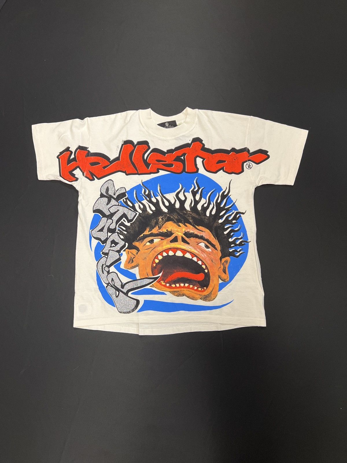 HELLSTAR Hellstar Studios Screaming Kid White T-Shirt | Grailed