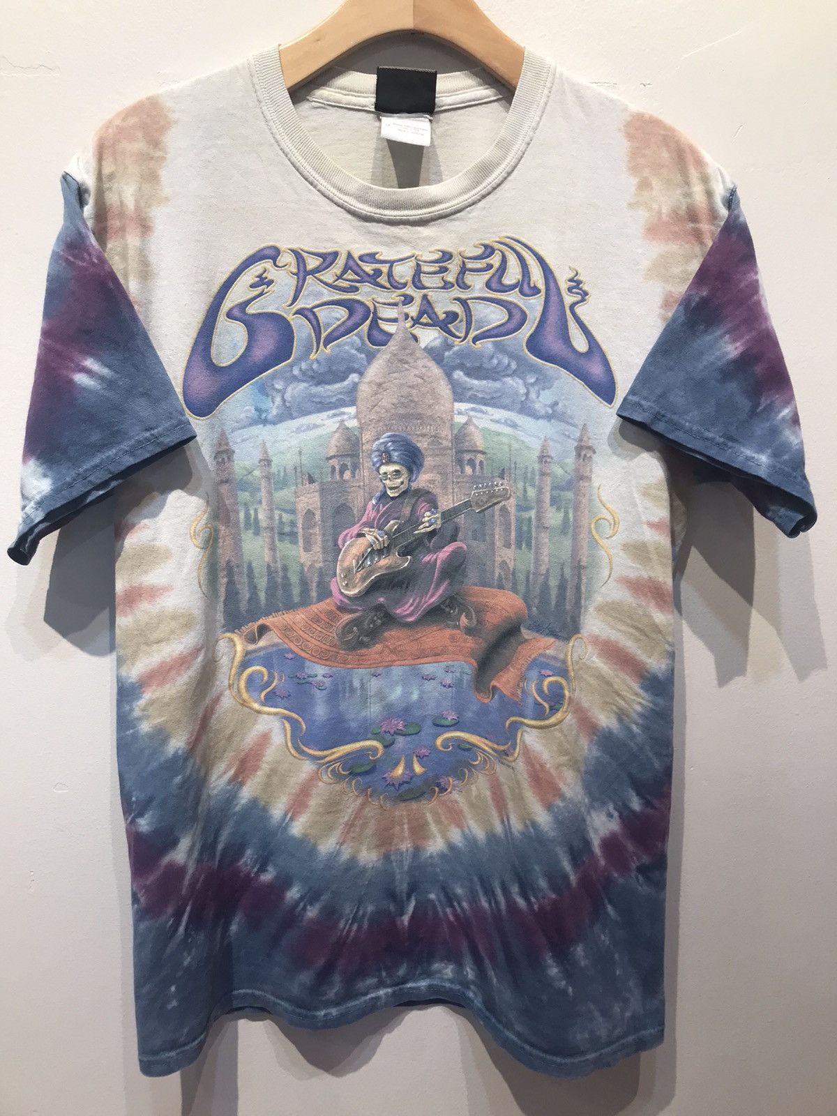 Vintage 2001 liquid blue Grateful Dead snake charmer AOP band | Grailed