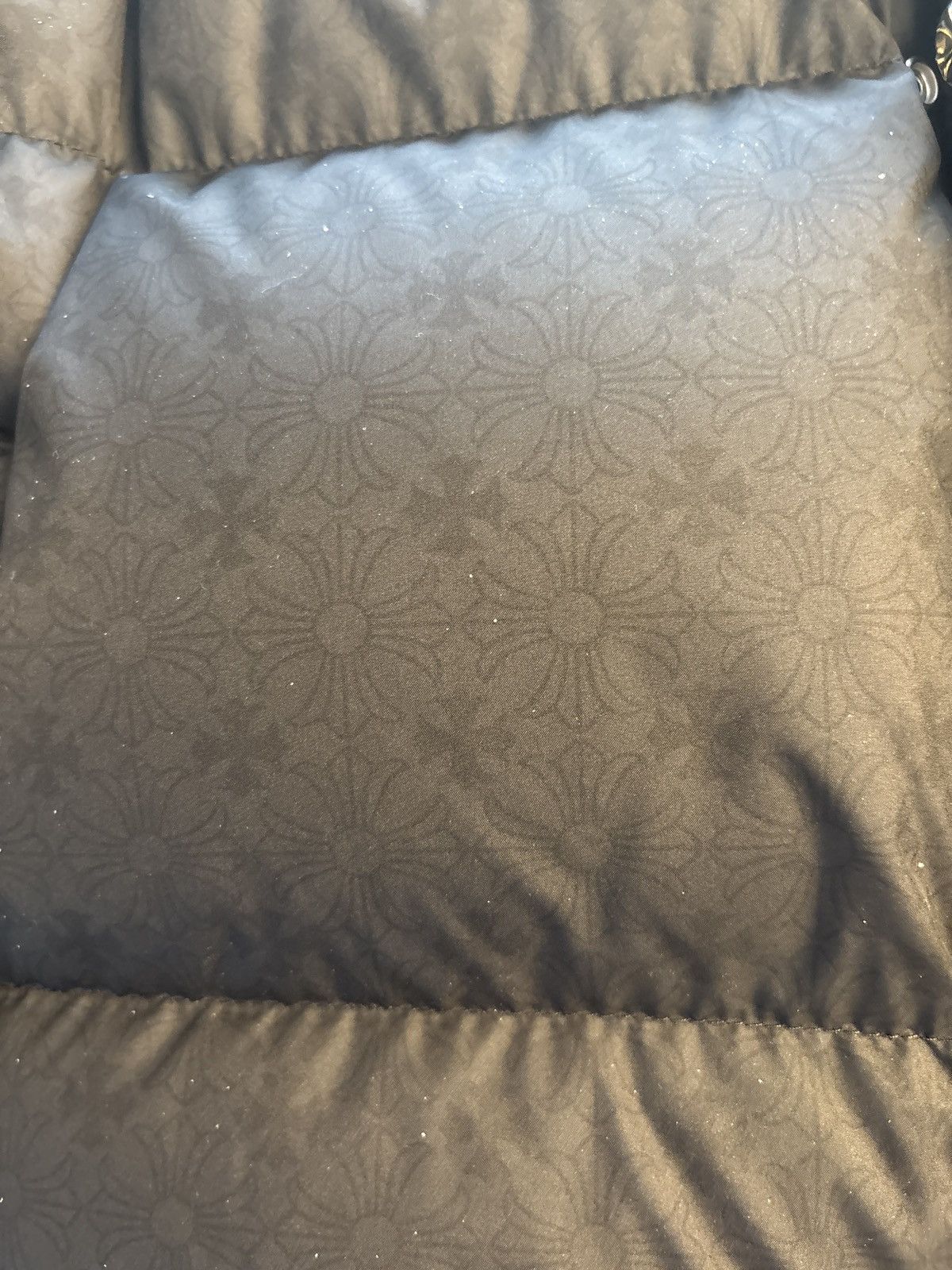 Chrome Hearts Chrome Hearts Plus Pattern Puffer Jacket in Black L | Grailed