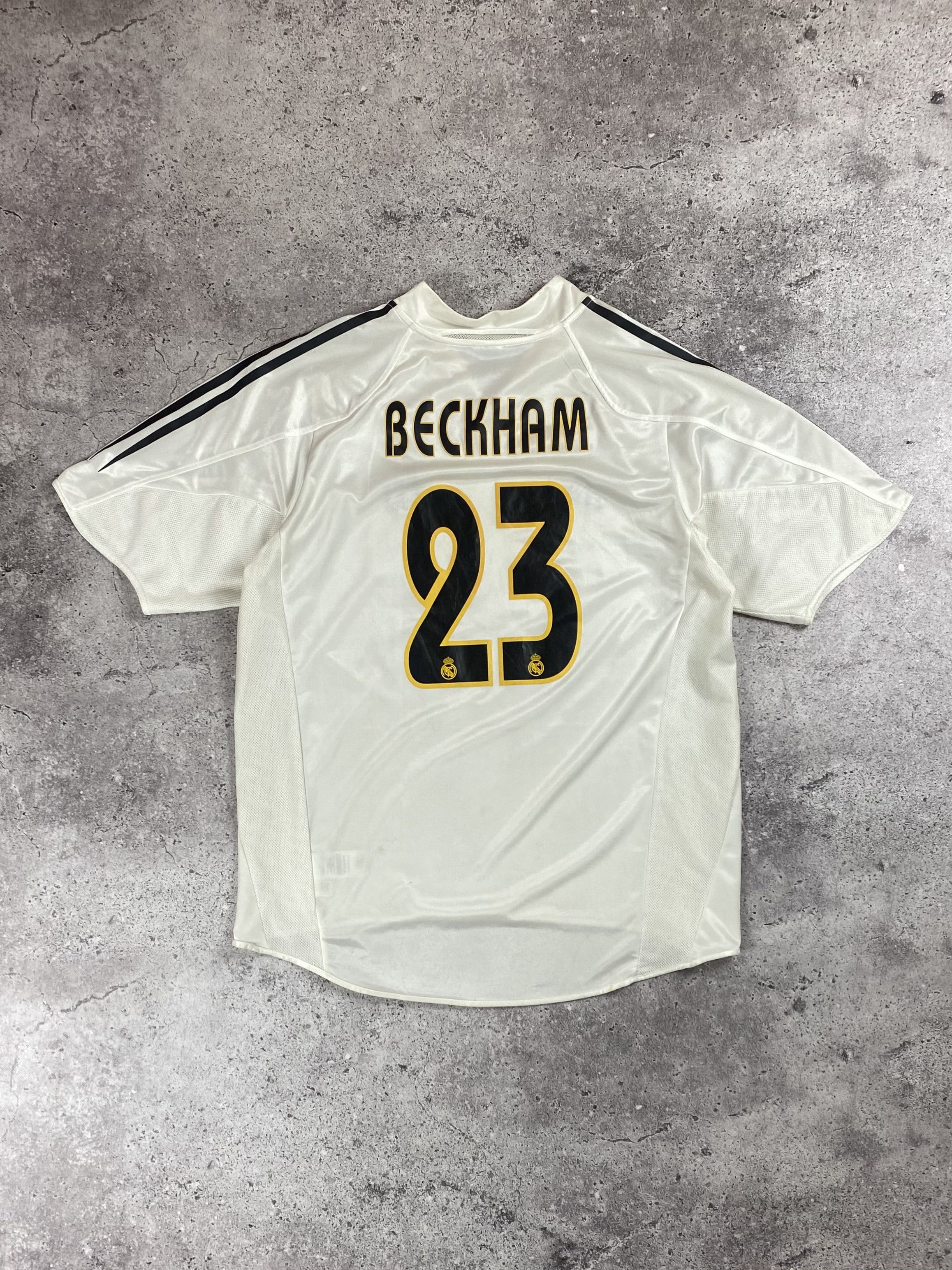 Adidas × Vintage 2004/05 La Liga David Beckham Real Madrid Siemens ...