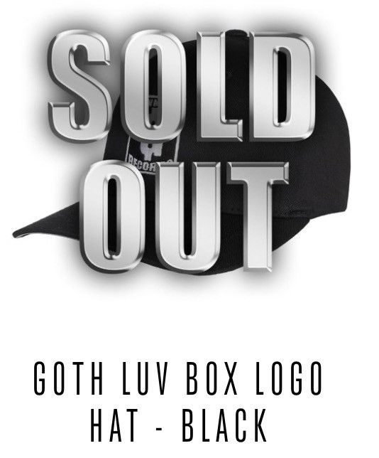 Goth Money Goth Money "Goth Luv" Box Logo Hat | Grailed