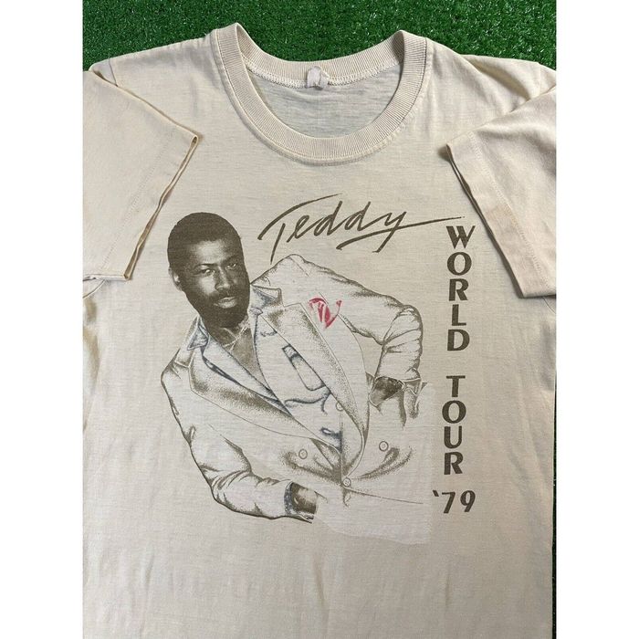 Vintage Vintage 70s Teddy Pendergrass Tour Cream Small XS Shirt USA ...