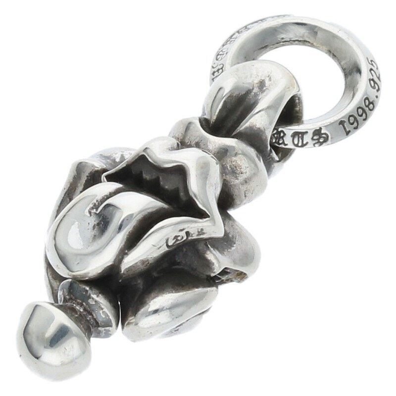 Chrome Hearts Chrome Hearts LT Swivel Lip and Tattoo Charm Necklace ...