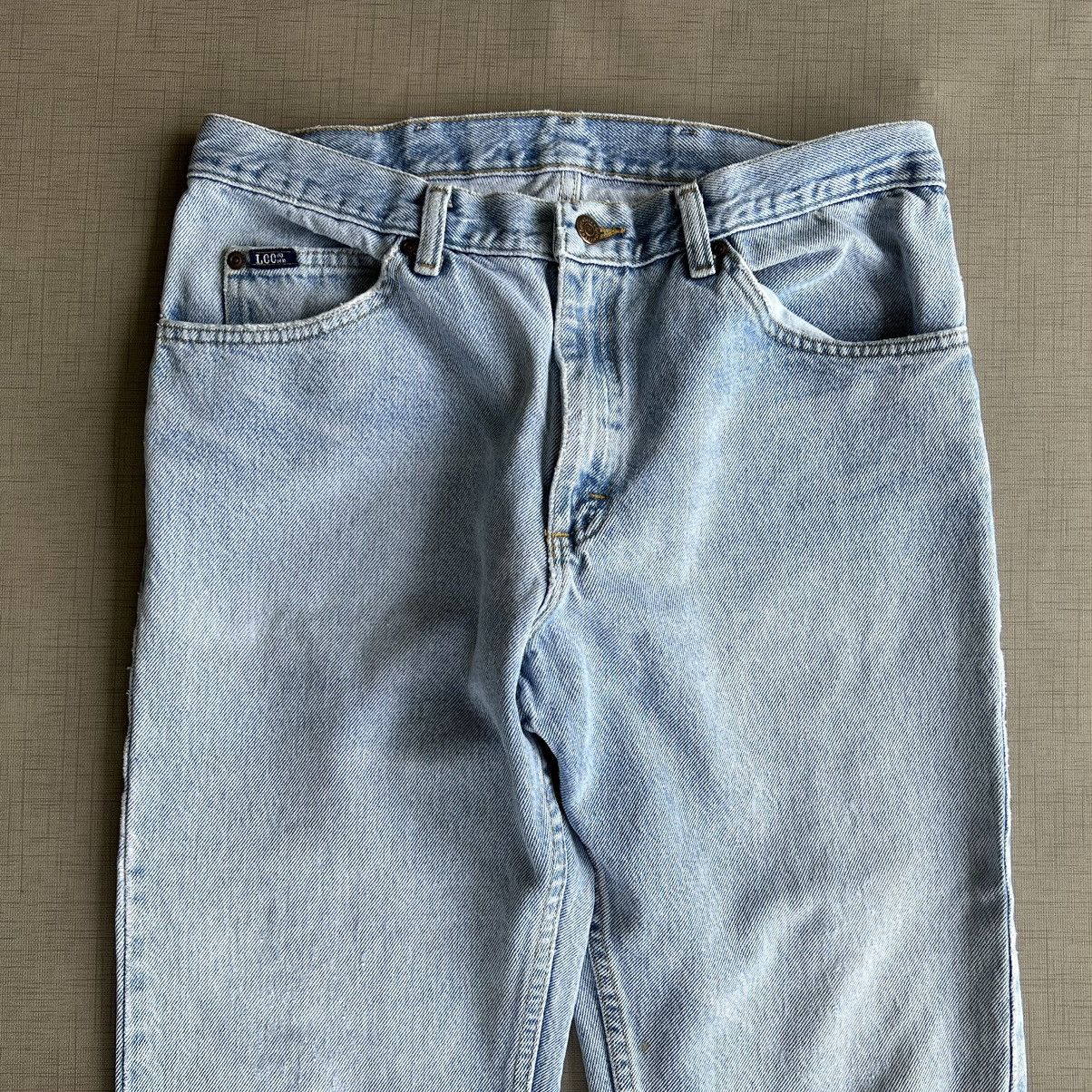 Vintage Vintage 1990’s Lee Dungarees USA Made Light Denim Jeans | Grailed