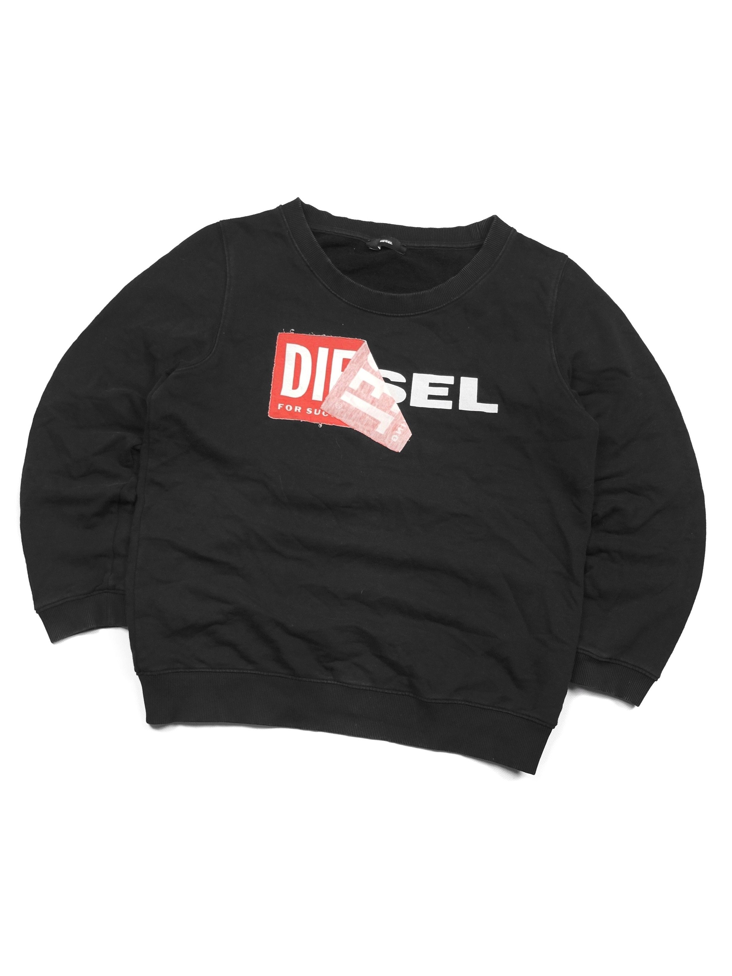 Diesel Diesel Patch Logo Crewneck Sweatshirt | Grailed