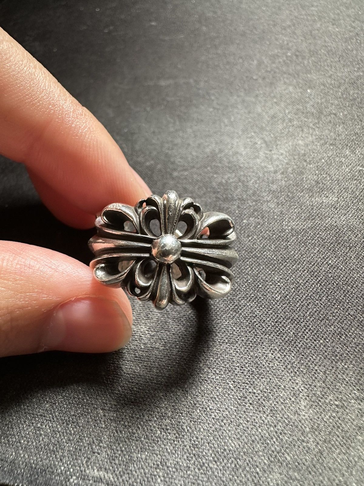 Chrome Hearts Chrome Hearts Double Floral Ring | Grailed