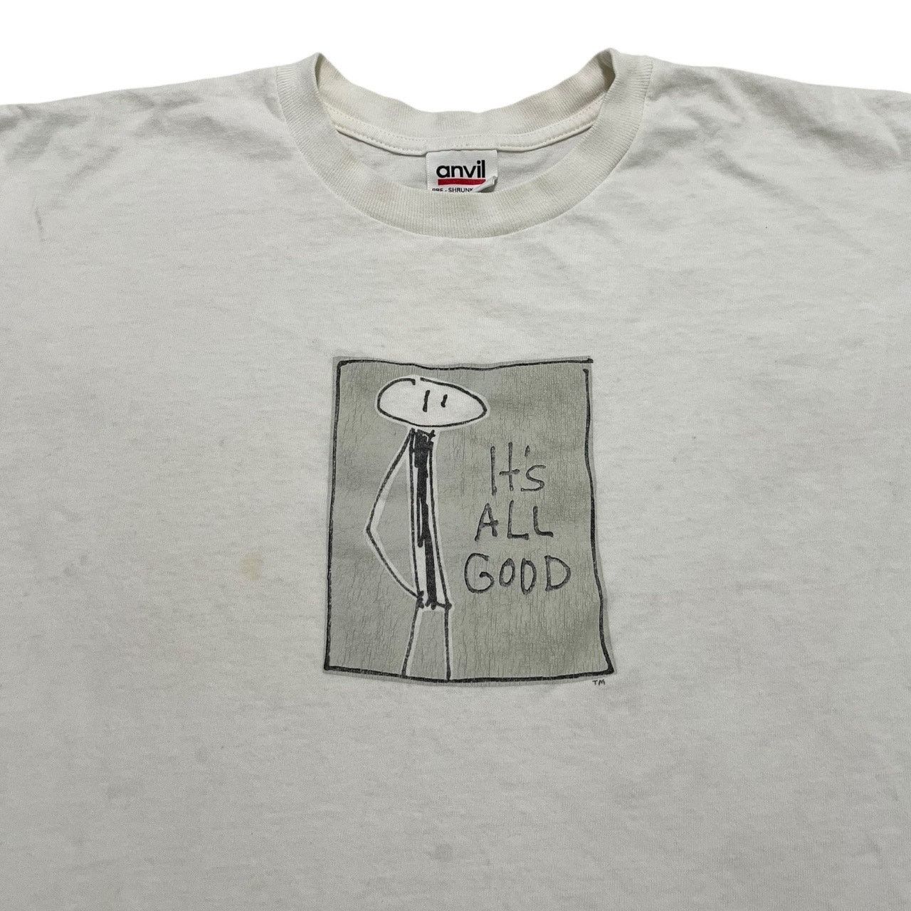 Vintage It’s All Good Stick Figure Skate Comic 90s Vintage T-shirt ...