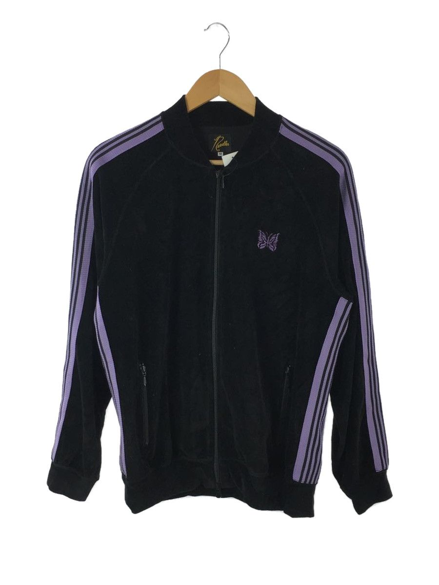 Needles Jacket Black Zip Up Logo Cotton Track | Grailed