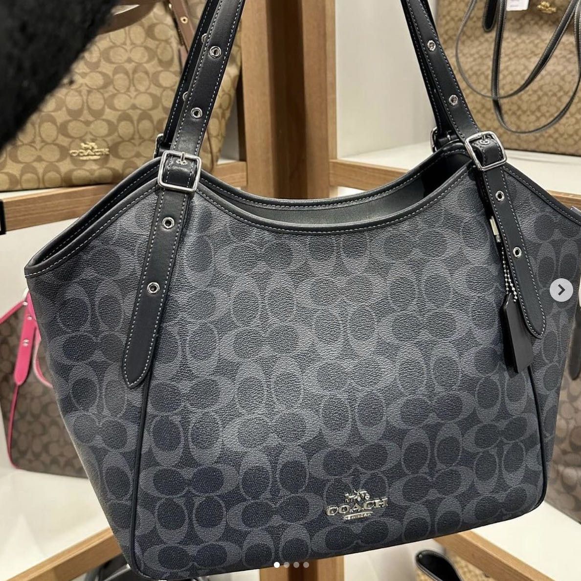 Coach Meadow Shoulder Bag In Signature Canvas CM076 | Grailed