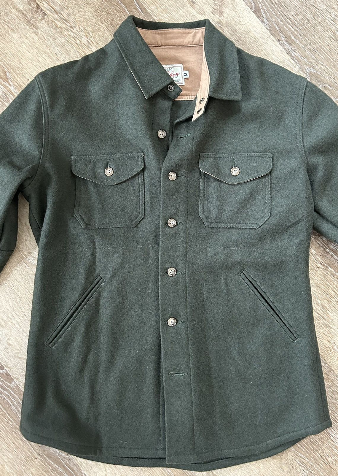 Dehen 1920 Dahen 1920 Crissman Overshirt - Loden Moleskine Medium | Grailed